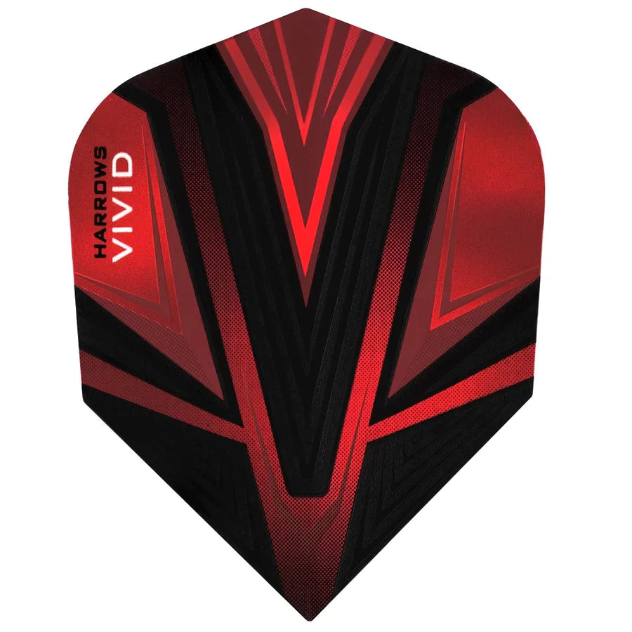 New product alert - Vivid Red Dart Flights 100 Micron by Harrows– Rebel ...
