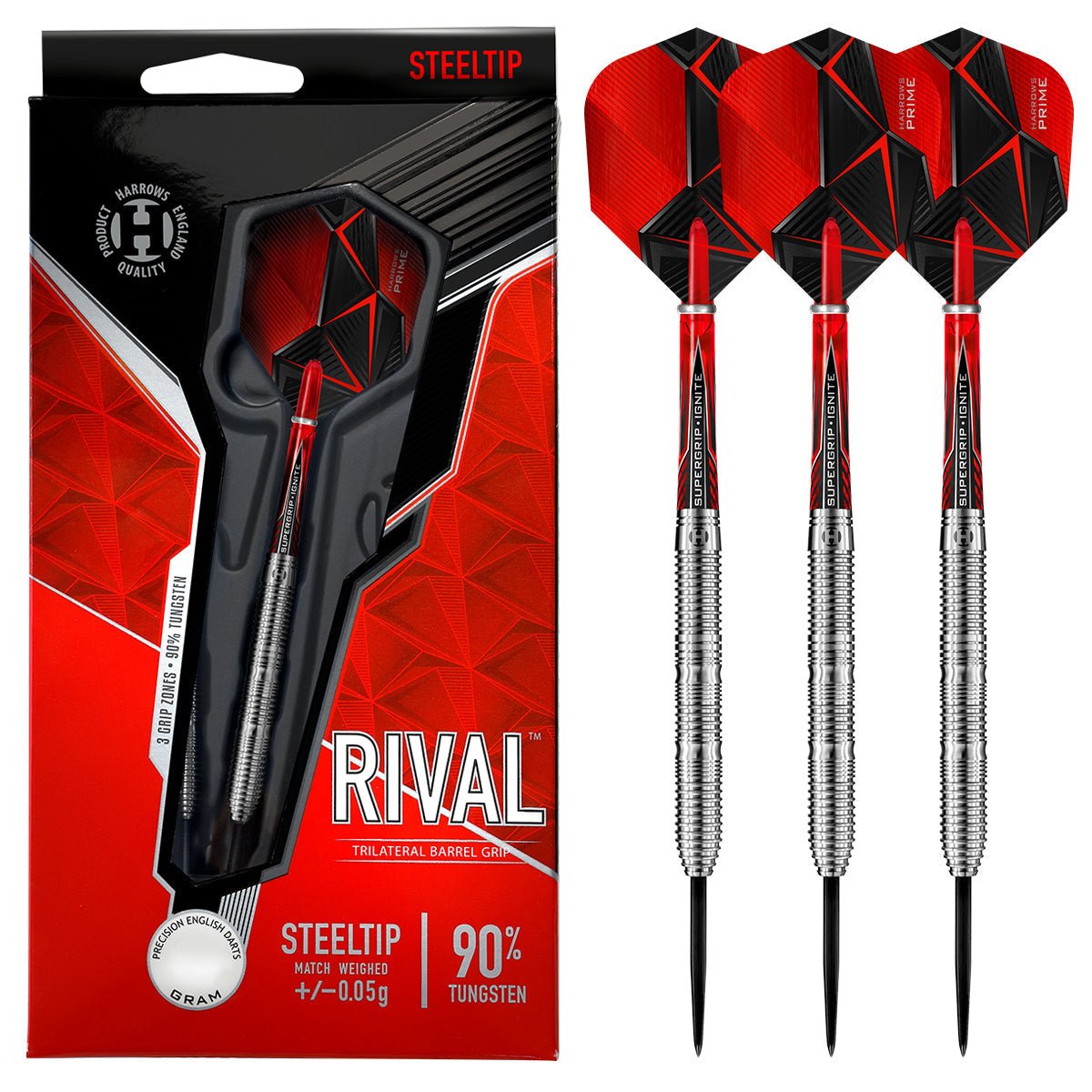 New product alert - Rival 90% Tungsten Steel Tip Darts by Harrows ...