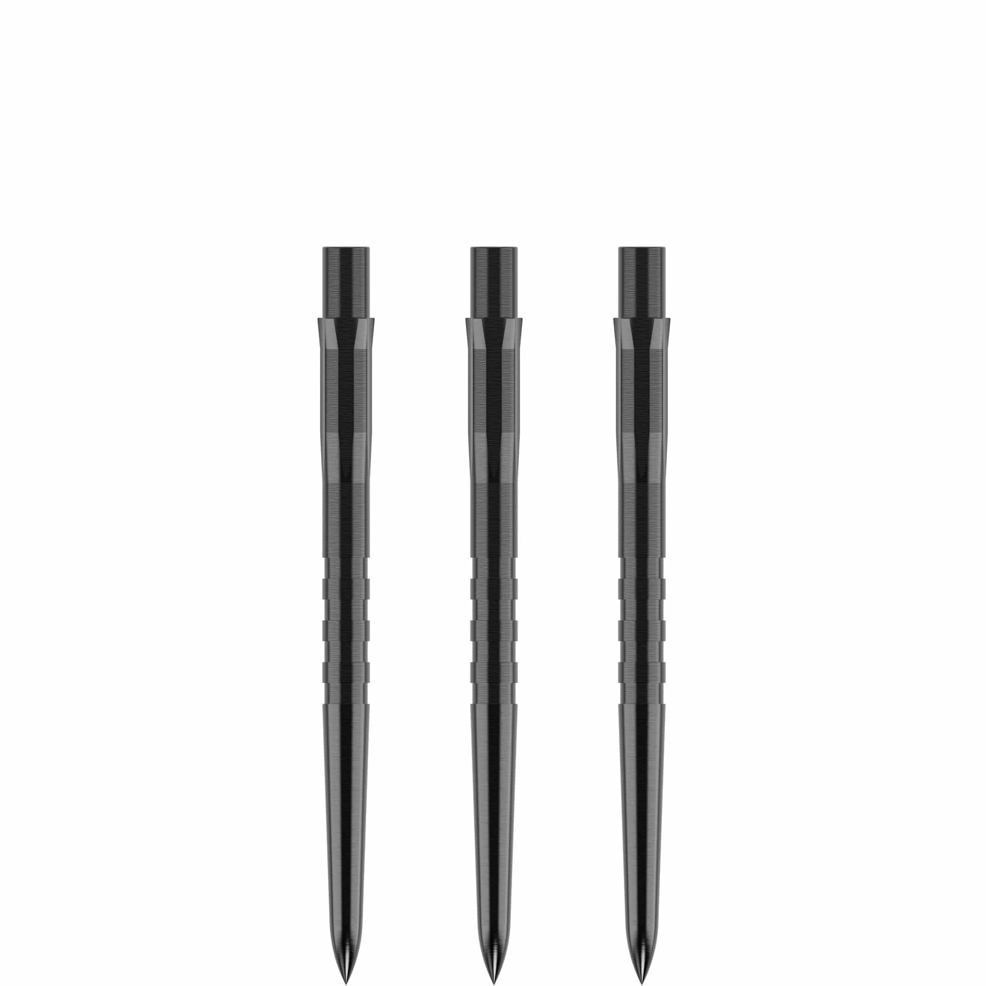 Mission Caliburn 32mm EVO Dart Points, Grooved, Black– Rebel Darts