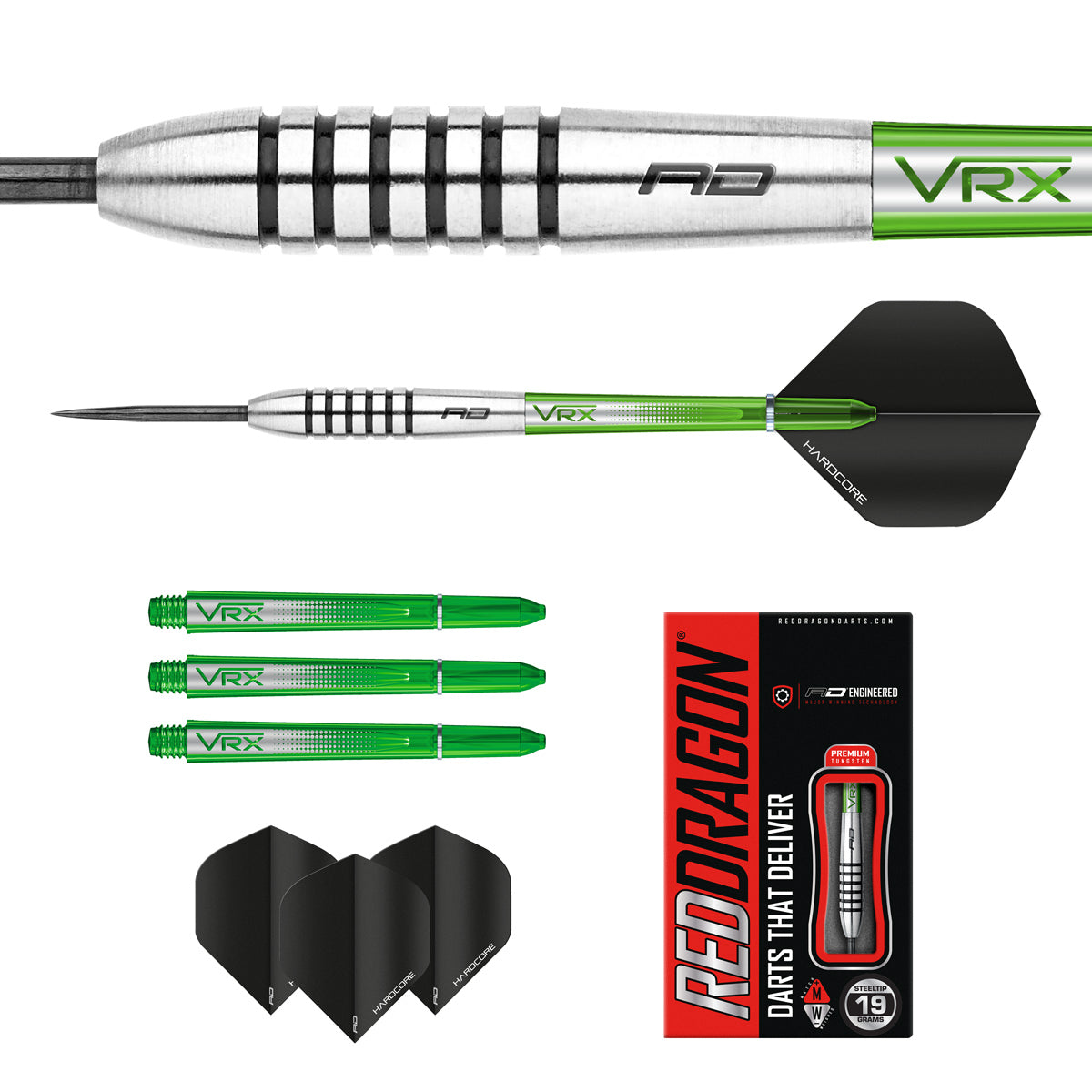 Featherlite 9 85% Tungsten Steel Tip Darts by Red Dragon– Rebel Darts