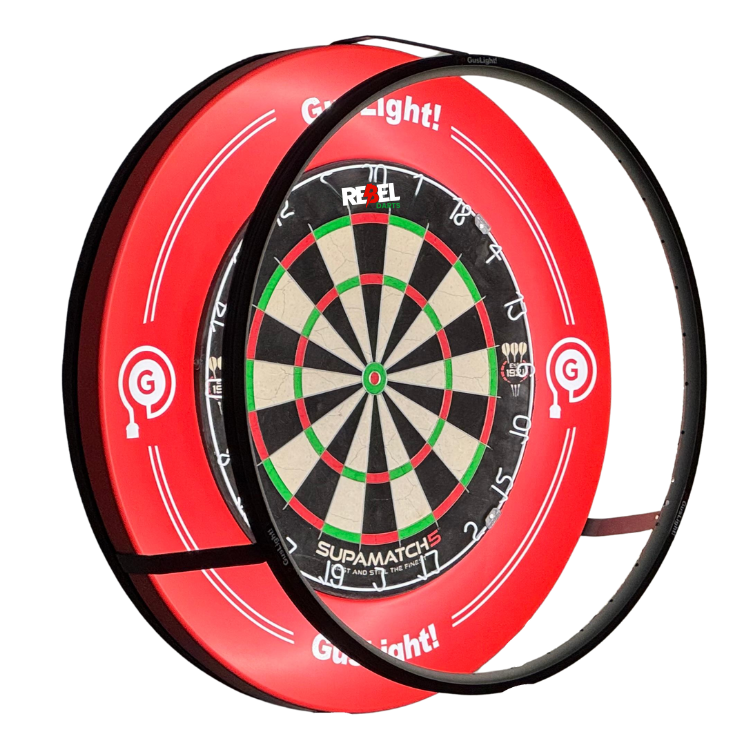 Gus Light Dartboard Light Ring, No Shadows, All Precision– Rebel Darts