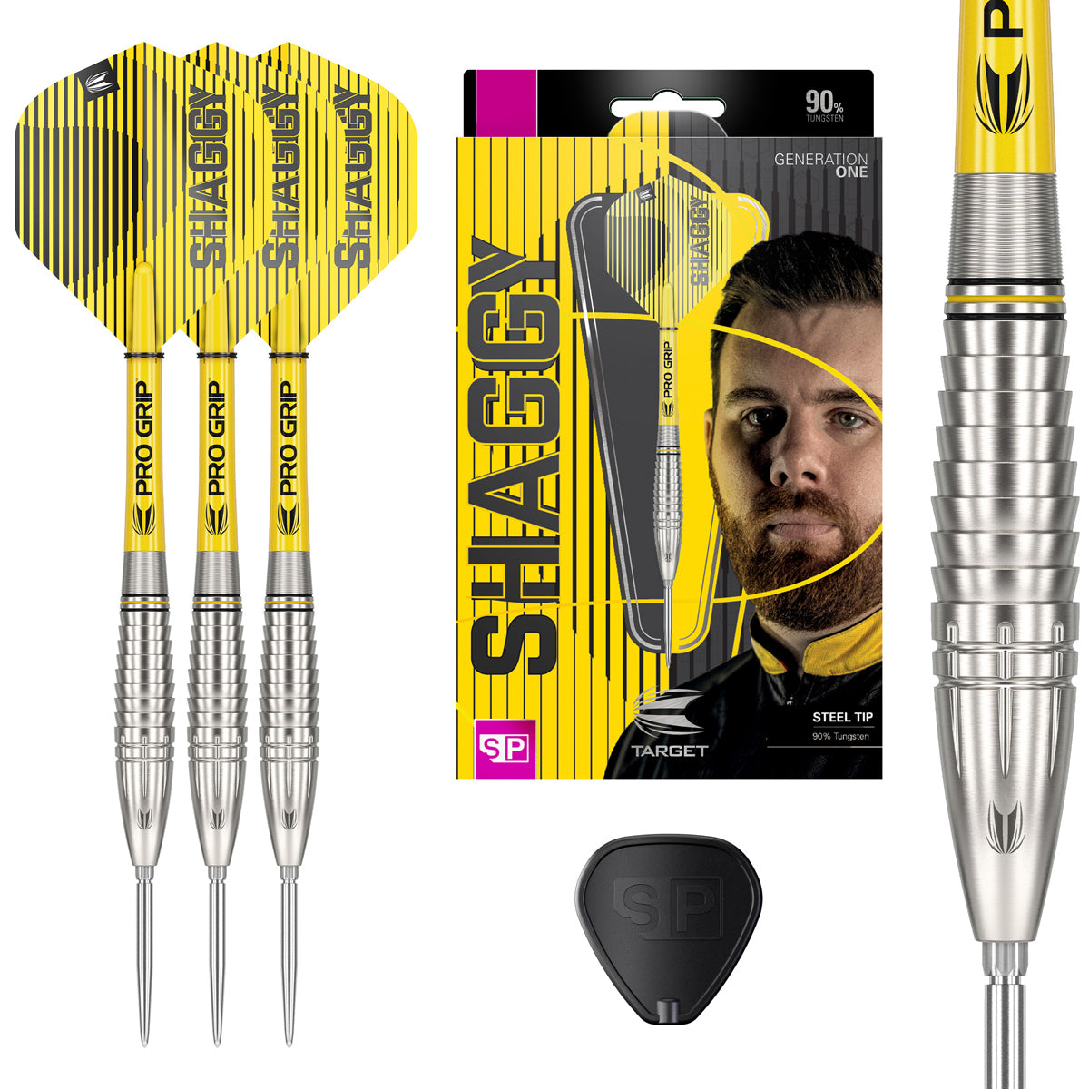 Scott Williams G1 90% Tungsten Swiss Steel Tip Darts by Target– Rebel Darts