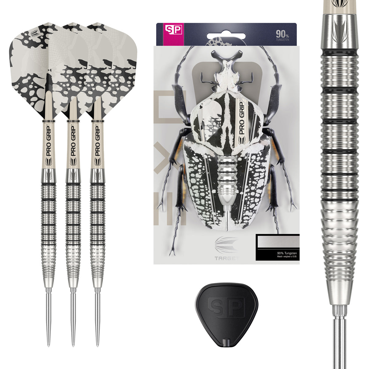 Exo 02 90% Tungsten SP Steel Tip Darts by Target– Rebel Darts