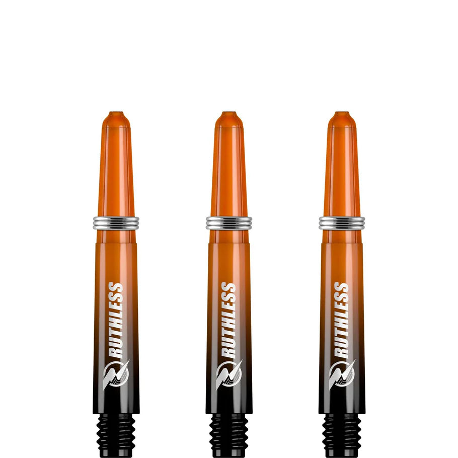 Ruthless Deflectagrip Plus Dart Shafts, Orange, Short Length– Rebel Darts