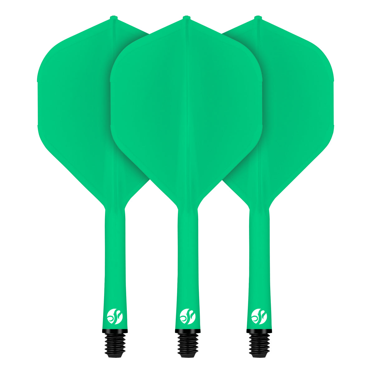Flight Deck Green One Piece Dart Flight and Shaft System by Shot– Rebel ...