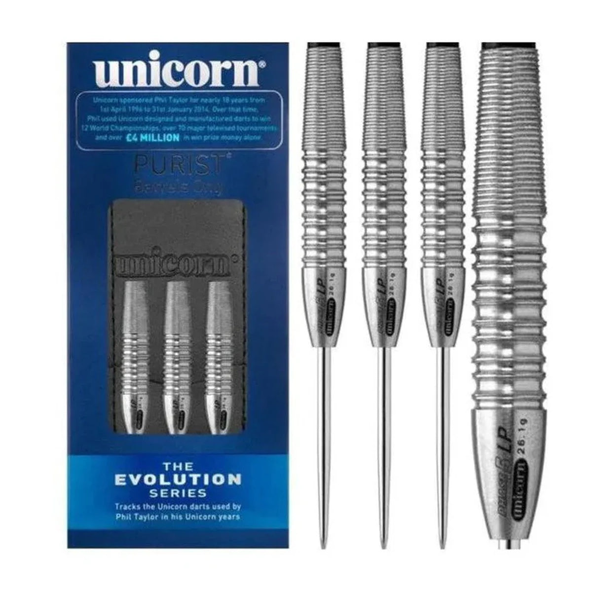 Unicorn Purist Phase 5 LP Natural 95% Tungsten Steel Tip Darts– Rebel Darts