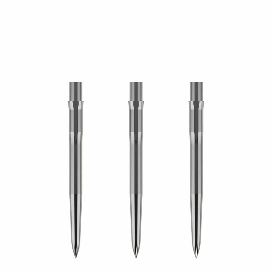 Caliburn Evo Smooth 28mm Steel Dart Points, Silver– Rebel Darts